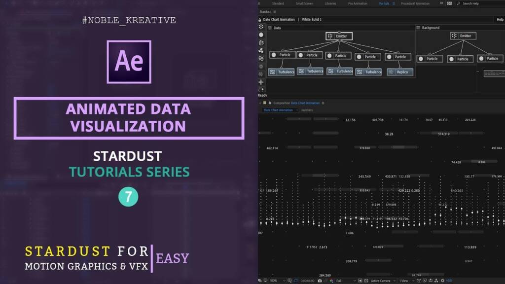 Animated Data Visualization in AE | Easy - Noble Kreative