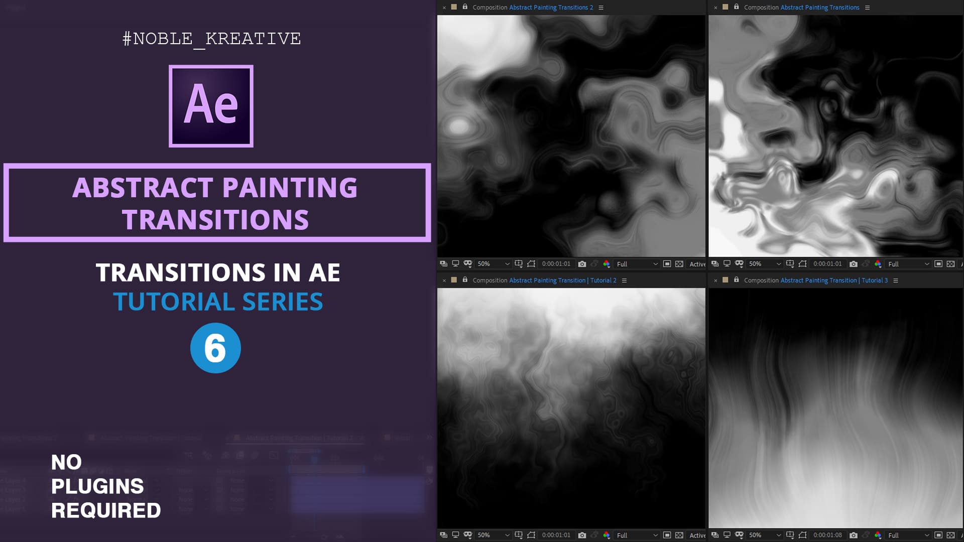 Abstract Painting Transitions in After Effects - Noble Kreative